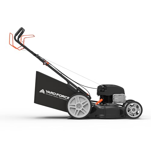 Yard Force Self Propelled Lawn Mower Briggs & Stratton 150cc Gas Engine ...