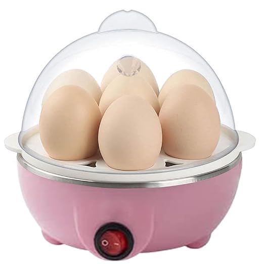 Buy Automatic Egg Cooker, Steamer and Poacher, Stainless Steel, Electric, Portable, with Shut ...