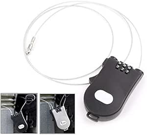 Retractable Wire Rope Password Lock Combination Coded Locker Outdoor ...