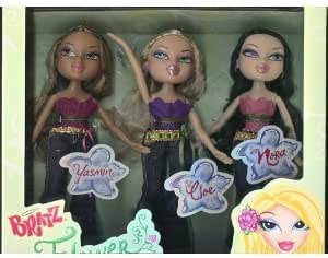 Amazon.com: Bratz Flower Girlz - Yasmin, Cloe and Nora : Toys & Games