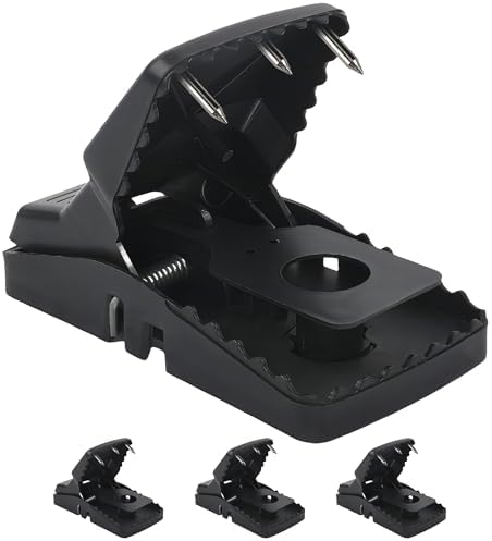 Amazon.com : Pack of 4 made2catch Classic Metal Rat Traps Fully ...