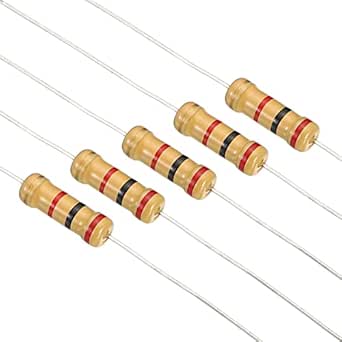 PATIKIL 1W Resistors Kit, 300 Pack 30 Values Carbon Film Resistors ...
