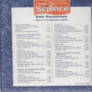 Amazon | Science Level 6 Unit Resource Reader Earth: Houghton Mifflin Science California ...