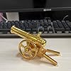 Amazon.com: Yurtziru 1Pcs Mini Cannon Shooting Gold Cannon Statue ...
