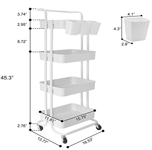 (30% OFF Coupon) Rolling Storage Cart $22.39 - Mojosavings.com