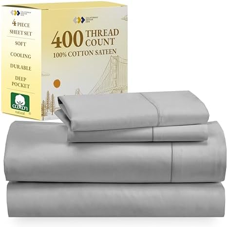 California Design Den Softest 100% Cotton Sheets, Double Size Sheet ...