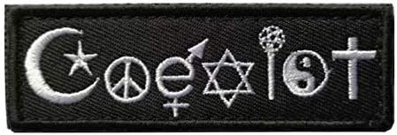 Amazon.com: Yin Yang Peace Hamony Co-Exist Coexist Military Patch ...