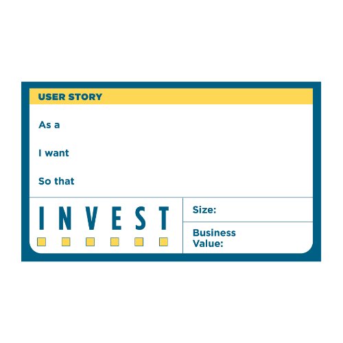 The Braintrust Consulting Group User Story Cards - Pack of 50 - Great ...