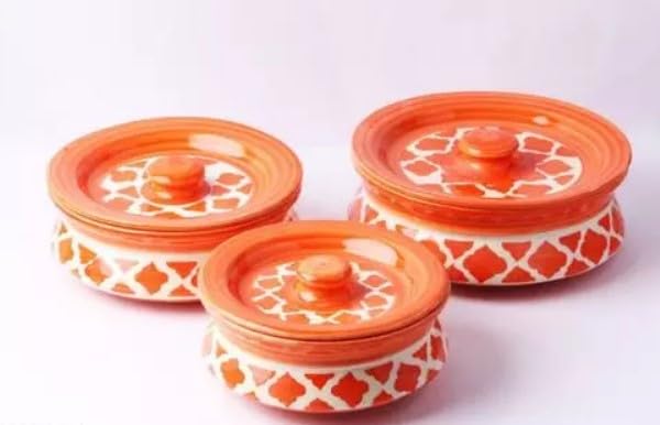 Buy MADARKS Ceramic Casserole Container Set with Lid it use to Be ...