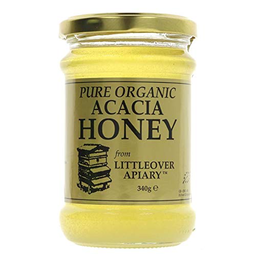 Amazon.com : Littleover Apiaries Organic Acacia Honey 340g (Pack of 6 ...