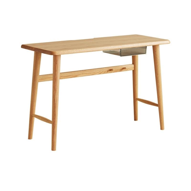 Narrow Computer Desk Oak Key West 48W Small Computer Desk With Hutch