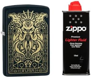 Zippo Monster Design Black Matte Pocket Lighter(Fuel Free) : Amazon.in ...