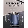 Amazon.com: Coosigar Milk Frothing Pitcher 600ml/20oz,304 Stainless steel Espresso Steaming ...