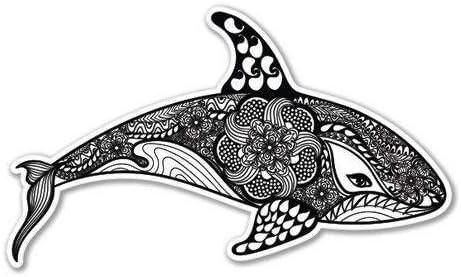 Amazon.com - Orca Killer Whale Waterproof Sticker Colorful Decal by ...