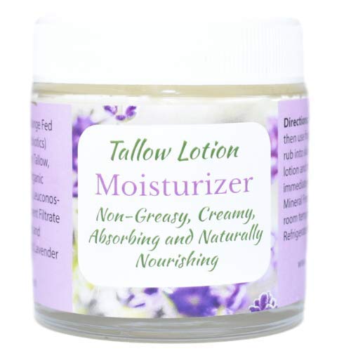 Amazon.com : Creatrix Solutions Tallow Lotion Moisturizer 4 oz, Beef Tallow for Skin : Beauty ...