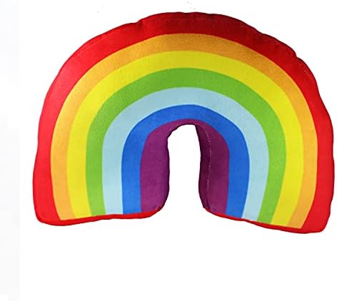 Amazon.com: Rainbow Pillow | Rainbow Throw Pillows 16", Rainbow Plush ...