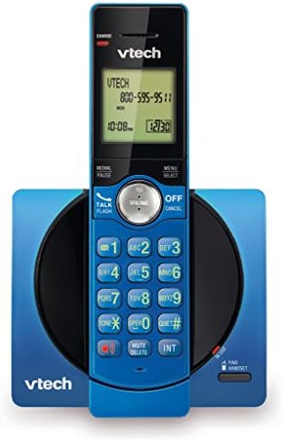 VTech DECT 6.0 Single Handset Cordless Phone with CID, Backlit Keypad ...