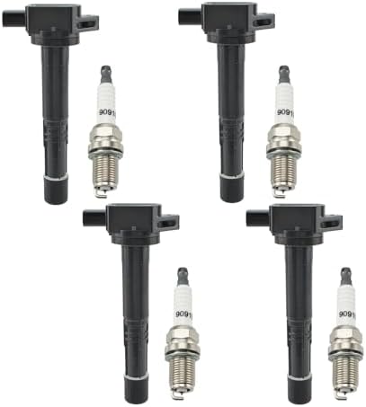 Amazon.com: AUTOKAY Ignition Coil Pack and Iridium Spark Plugs Sets of ...
