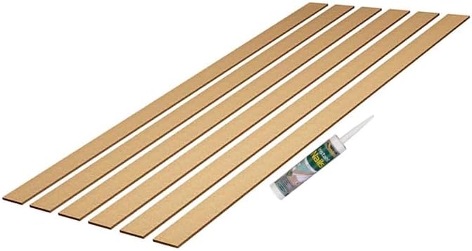 Wall Panelling kit, Pk 5 1000 x 100 x 9mm MDF, Feature Wall Stripwood ...