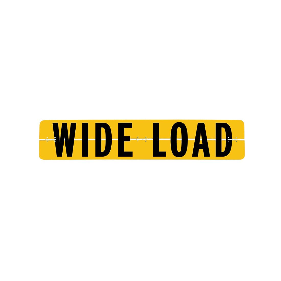 Snapklik.com : VULCAN Wide Load Sign For Escort Vehicles