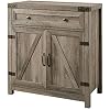Amazon.com: Walker Edison Cass Modern Farmhouse Double Barn Door Accent ...
