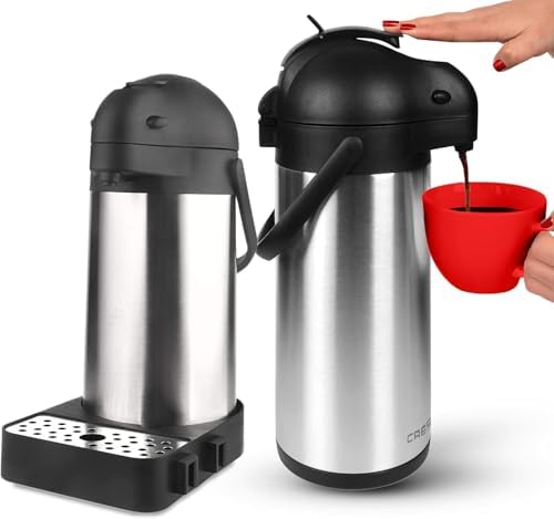 Amazon.com: 101oz Coffee Carafe Dispenser with Pump & 74oz Airpot ...