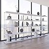 Amazon.com: Meble Furniture Gravity 2X Bookcase - Modern Rectangular Storage Bookcase for Office ...
