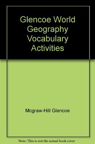 Glencoe World Geography Vocabulary Activities: McGraw-Hill Glencoe: 9780028230160: Amazon.com: Books