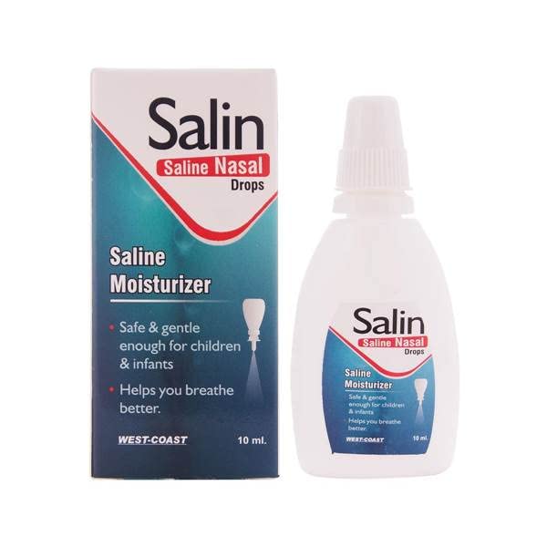 Buy WEST-COAST Salin Nasal Drops Safe & Gentle Enough for Children ...