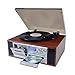 Amazon.com: 10 in 1 Vinyl Record Player 3 Speed Bluetooth Vintage ...