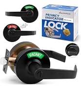 ANNFUZ Bathroom Privacy Indicator Handle Lock, Vacant Occupied Bathroom ...