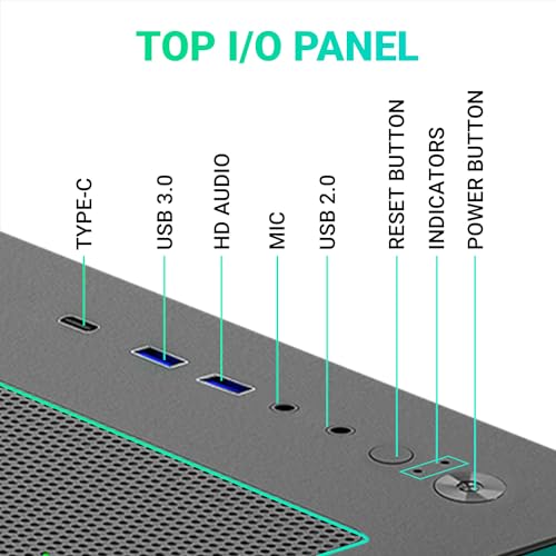 Ant Esports Crystal X11 Mid-Tower High End Computer Case /Gaming ...