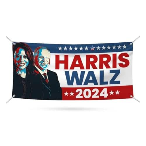 Amazon.com: Kamala Harris Presidential Banner Kamala Harris 2024 Banner ...