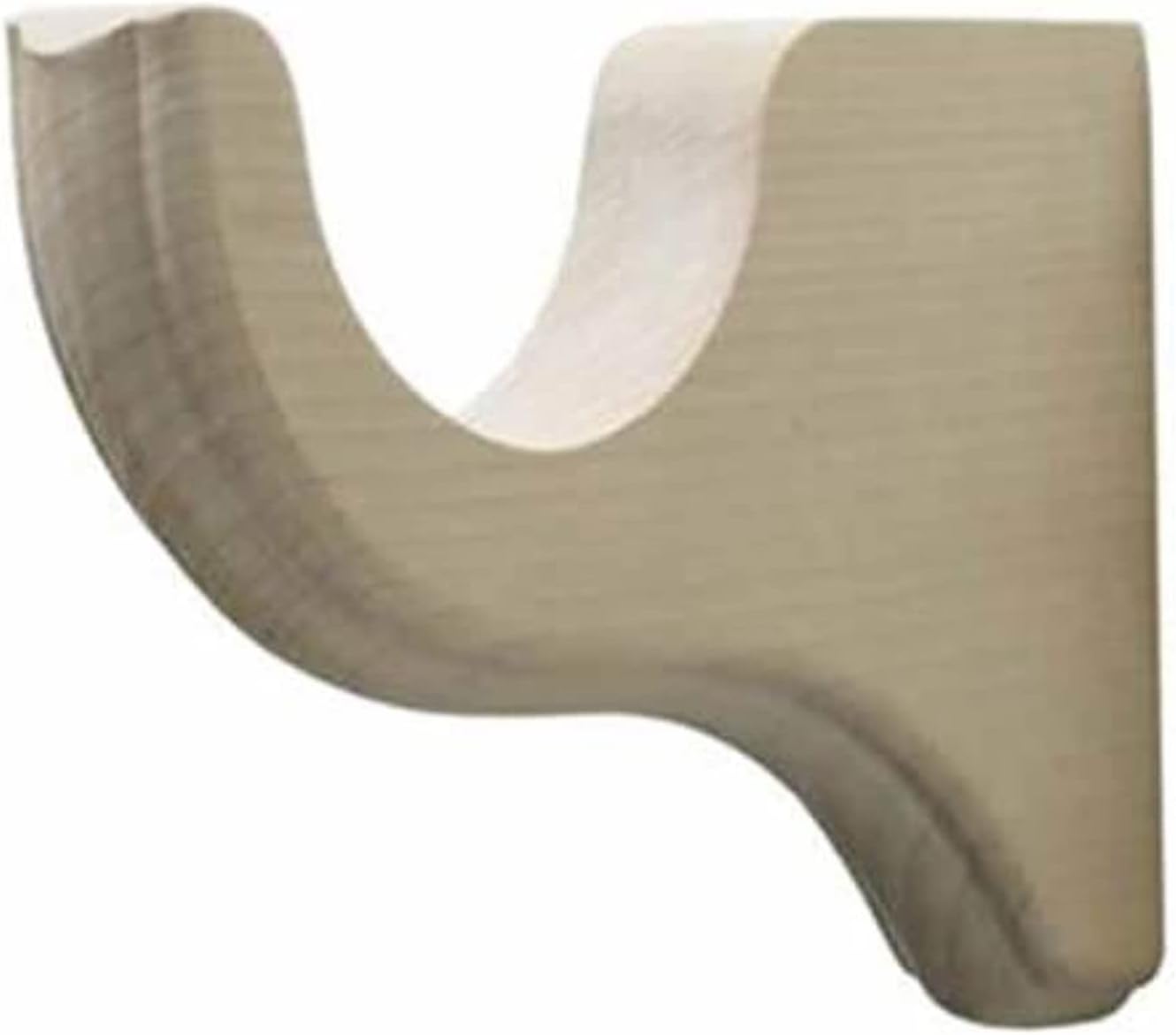 Amazon.com: Drapery Curtain Wood Single Bracket for 2" Drapery Rod ...