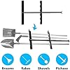Amazon.com: TECTRUC Vertical Hand Rack Landscape Hand Tool Rack,6 Holes ...