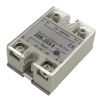 Amazon.com: NuNeth SSR-25AA single phase AC to AC 25A 480V solid state relay 25AA SSR ...