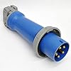 Hubbell HBL5100P9W AC Plug IEC60309 5100P9W Male IEC 309 Pin & Sleeve ...