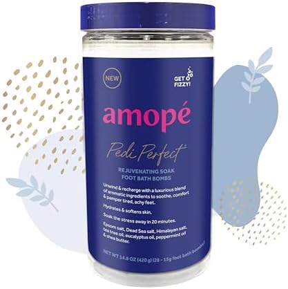 Amazon.com: Amopé Pedi Perfect Rejuvenating Foot Soak Foot Bath Bombs ...