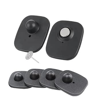 Amazon.com: 1000Pcs Security Tags with Pins, 8.2Mhz RF Frequency ...