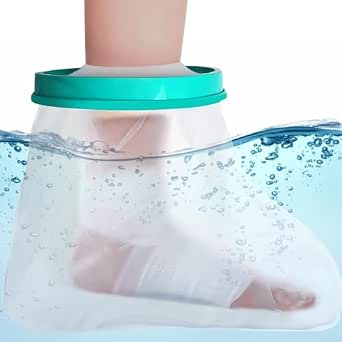 BNXF 1 Pcs Waterproof Foot Cover for Shower, Waterproof Foot Cover ...