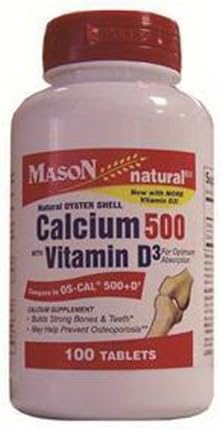 Amazon.com: Major Oyster Shell Calcium 500 mg - Daily Calcium ...
