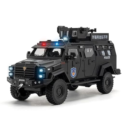 Toyhart 1:24 Ford F550 Modified Police Car Die-Cast Model – Open Door ...