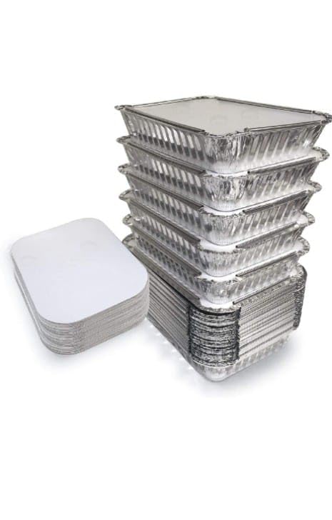 Buy Foil Disposable boxes 450 ml Perfect Containers. for Food Storing ...