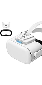 Amazon.com: NVNV VR Fan for Oculus Quest 2,Anti-fogging Accelerated Air ...