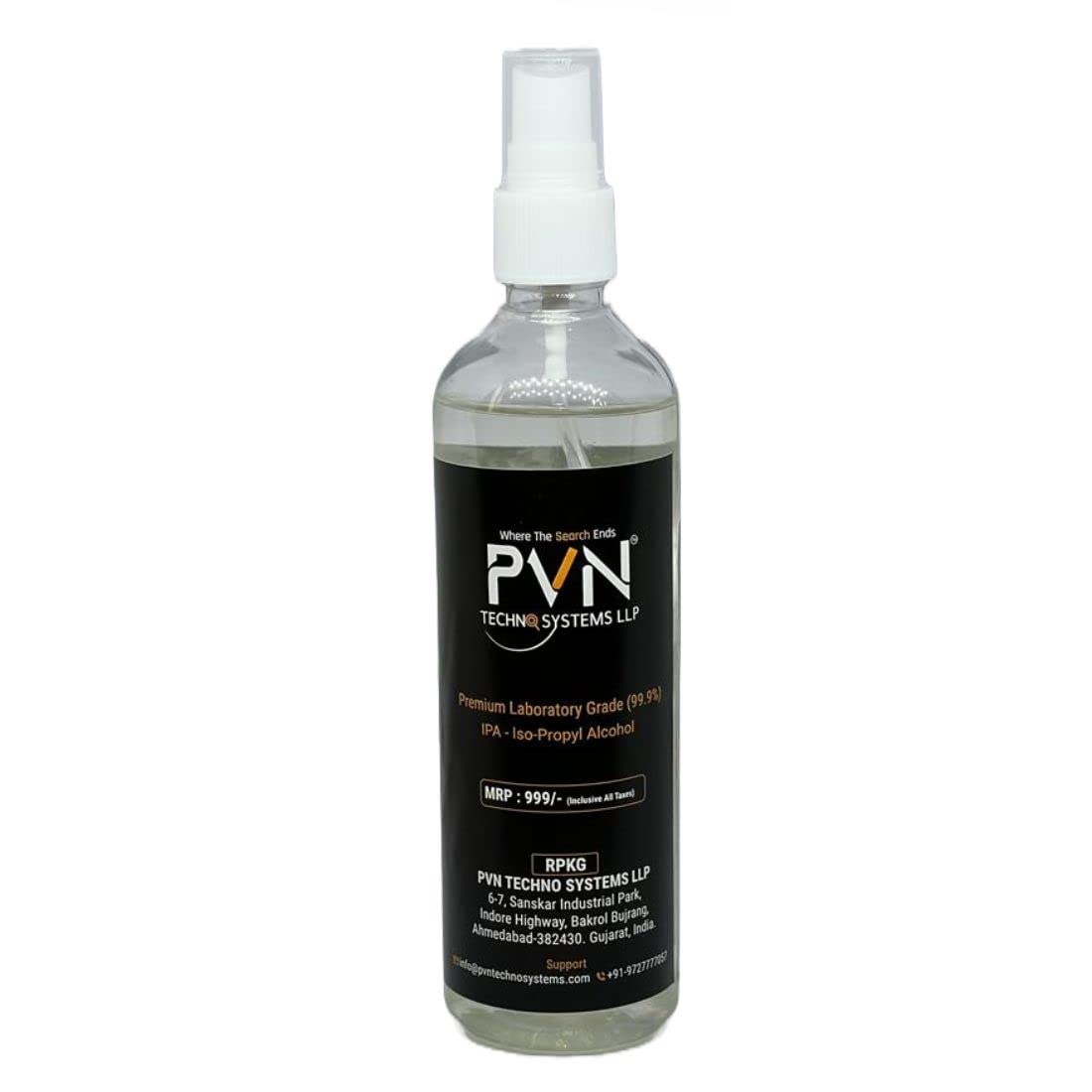PVN IPA Iso-Propyl Alcohol 99.9% [(CH3)2-CH-OH], | Premium Laboratory Grade Multipurpose ...