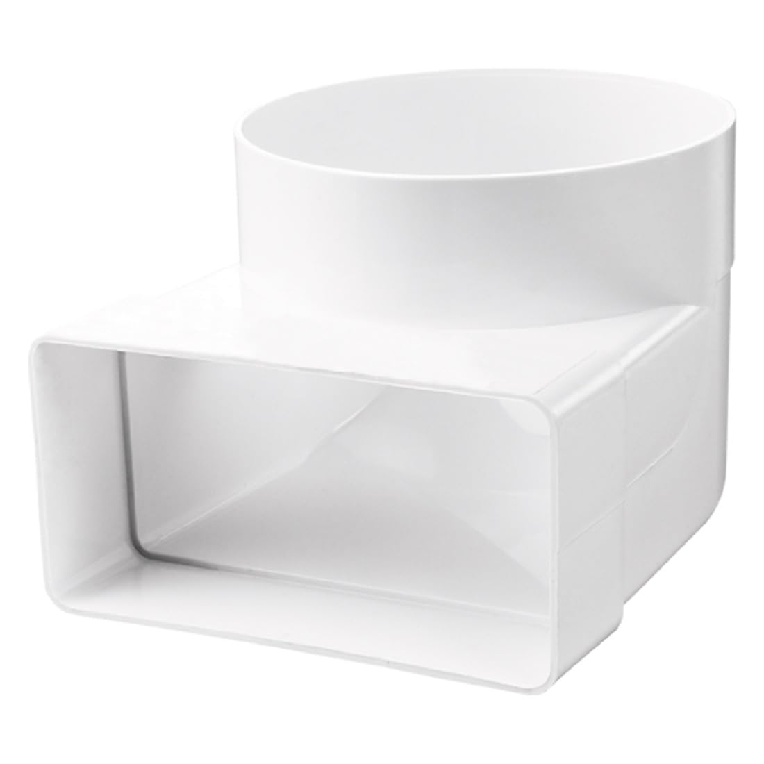 Coude Conduit Aération Système Ventilation PVC - Raccords Conduits Air ...