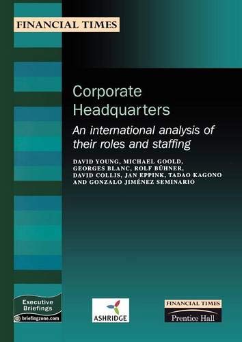 Corporate Headquarters: an International Analysis of Their Roles and ...