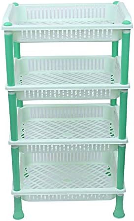 Kuber industries Plastic 3 Layer Multi-Purpose Kitchen Storage Basket ...