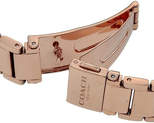 Amazon | COACH コーチ Perry ペリー 時計 レディース クオーツ メタル ピンクゴールド シルバー 14503576 ...