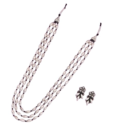 Buy Traditional Maharashtrian Kolhapuri Bormala III Oxidized Silver at ...